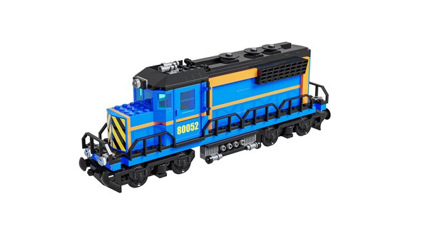 modelo 3d Tren Lego Locomotora 80052 - TurboSquid 2106295
