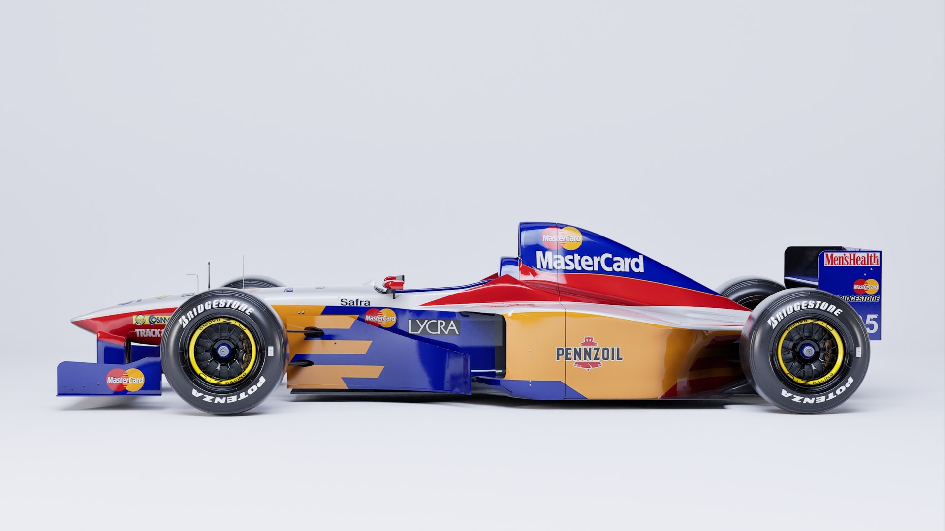 3D Model F1 1997 Lola T97 - 30 Formula 1 Race Car - TurboSquid 2359341