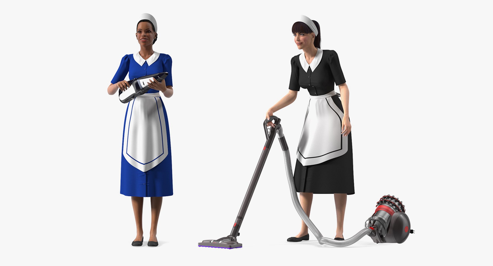 3D Housekeeping Maids Collection - TurboSquid 1915170