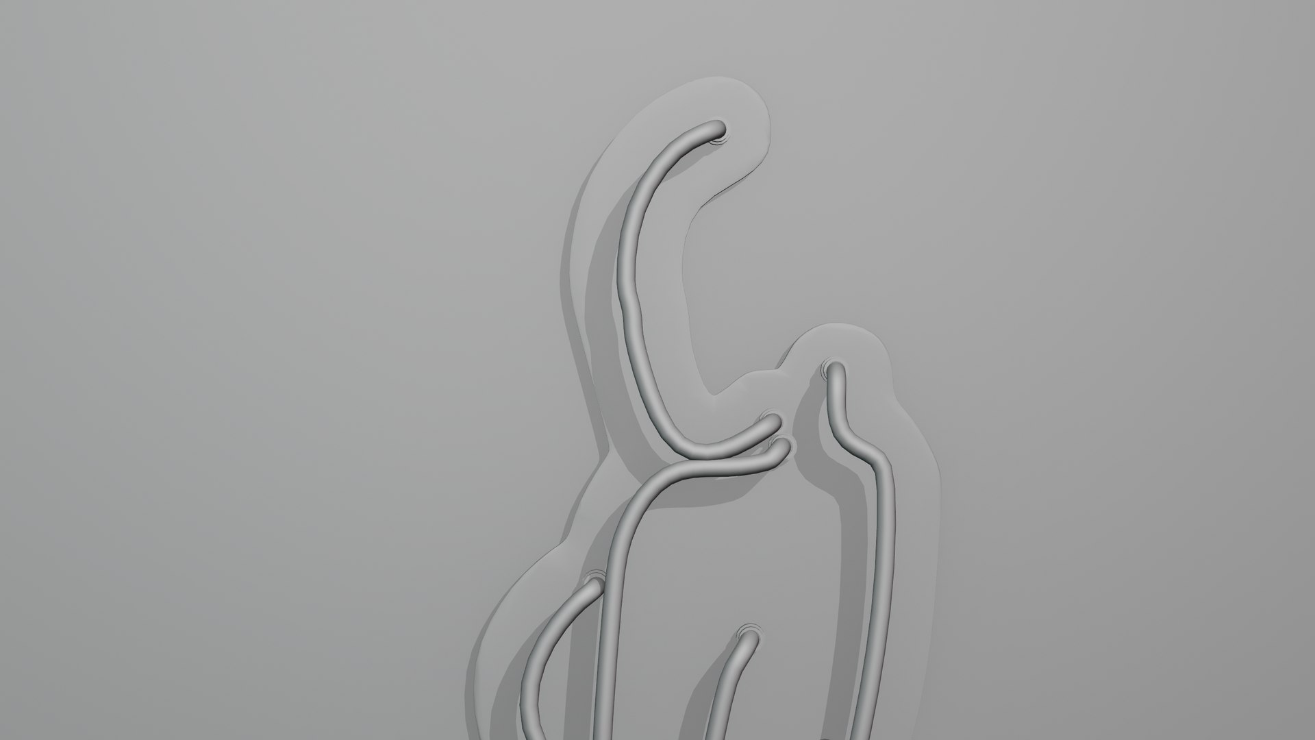 Neon 3D Model Body Shape 1 3D Model - TurboSquid 1936494