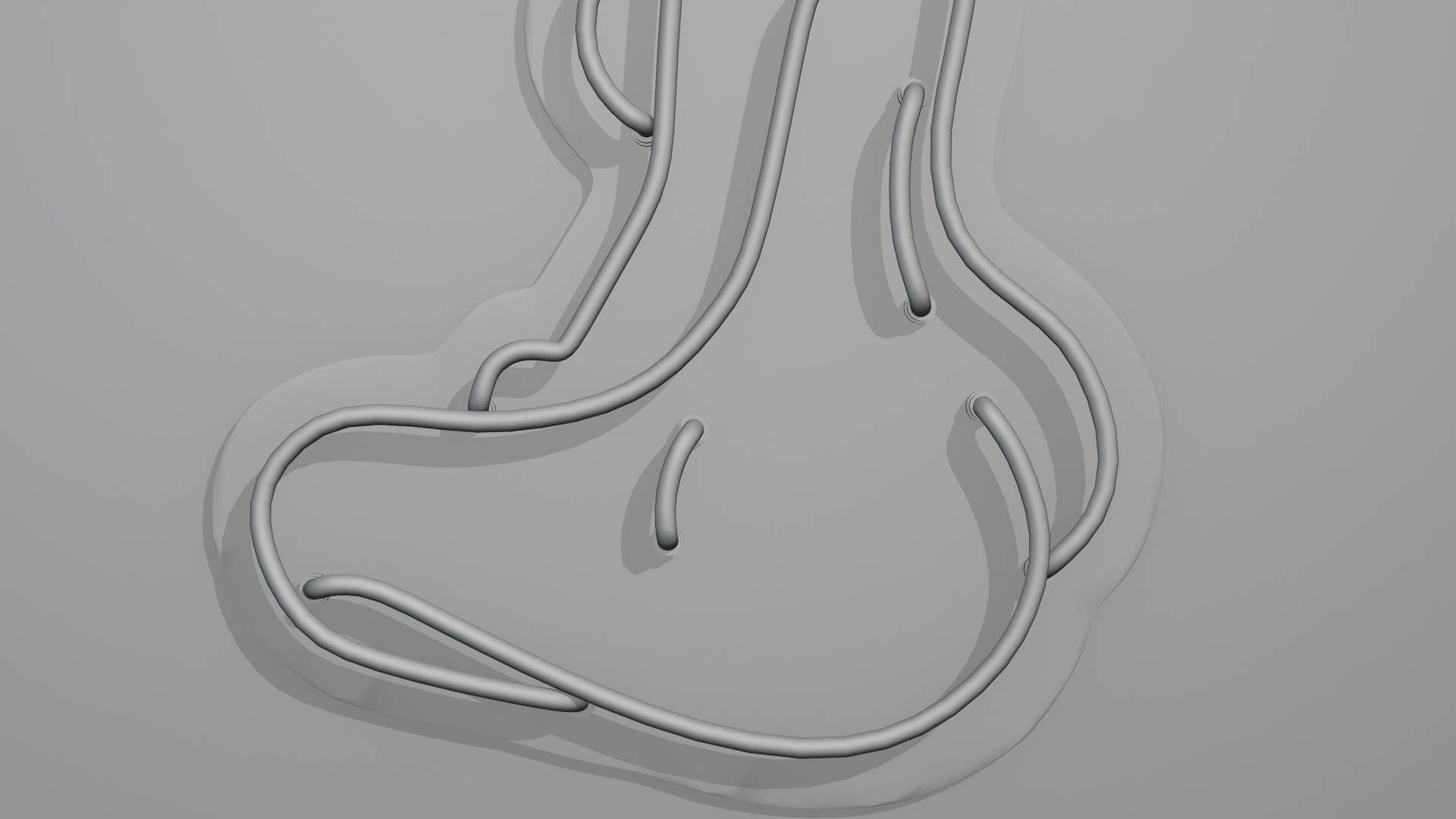 Neon 3D Model Body Shape 1 3D Model - TurboSquid 1936494