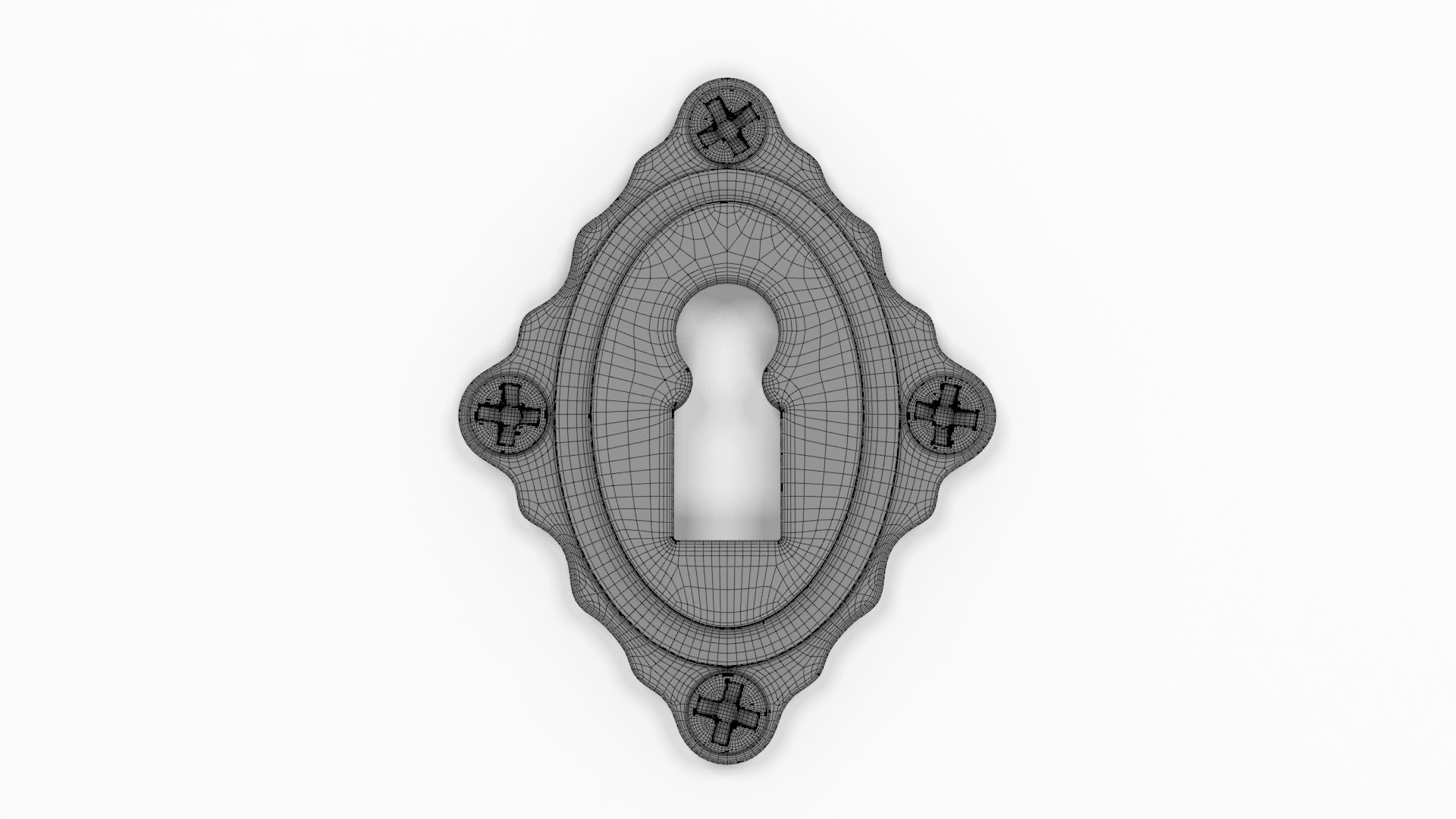 3D model Retro keyholes collection 1 - TurboSquid 1816685