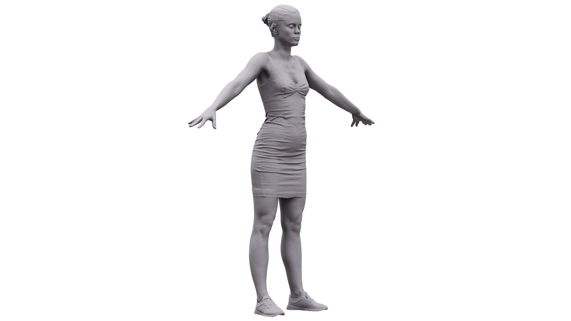 Base 3D Body Scan Little Caprice Model - TurboSquid 1803695
