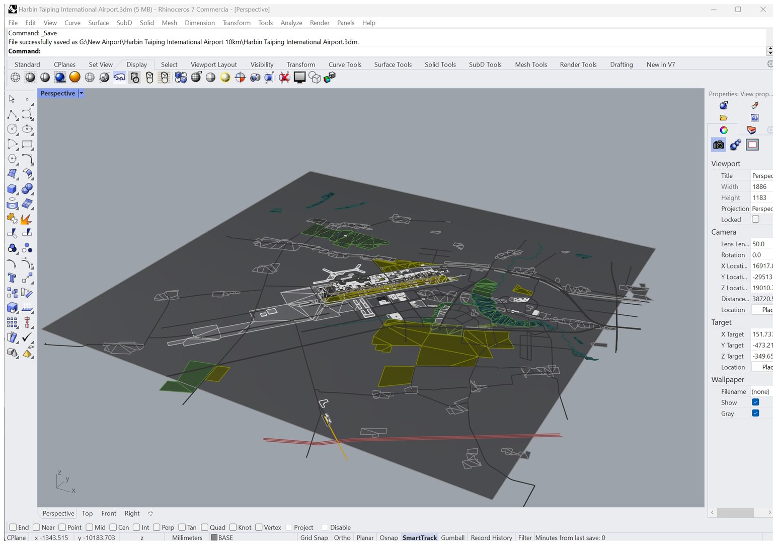 Harbin Taiping International Airport Model - TurboSquid 2199132