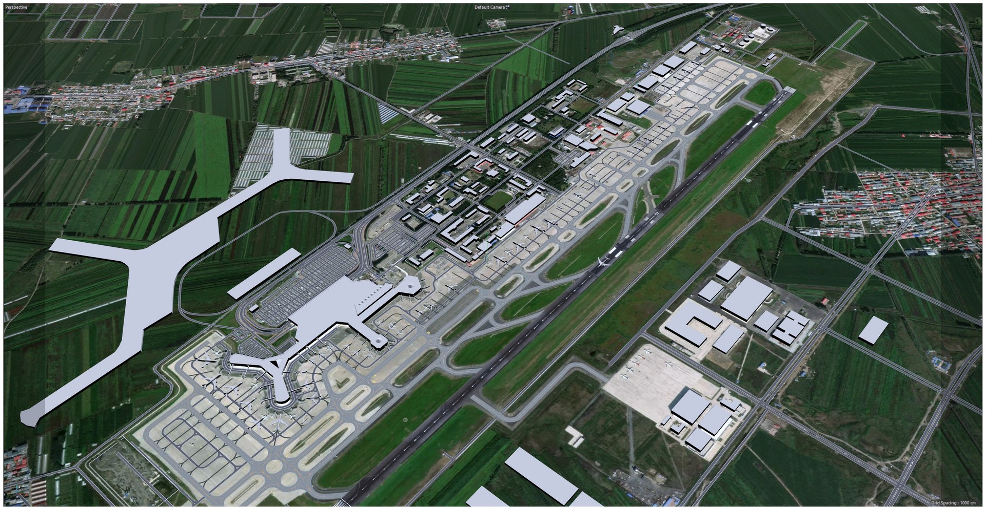 Harbin Taiping International Airport Model - TurboSquid 2199132