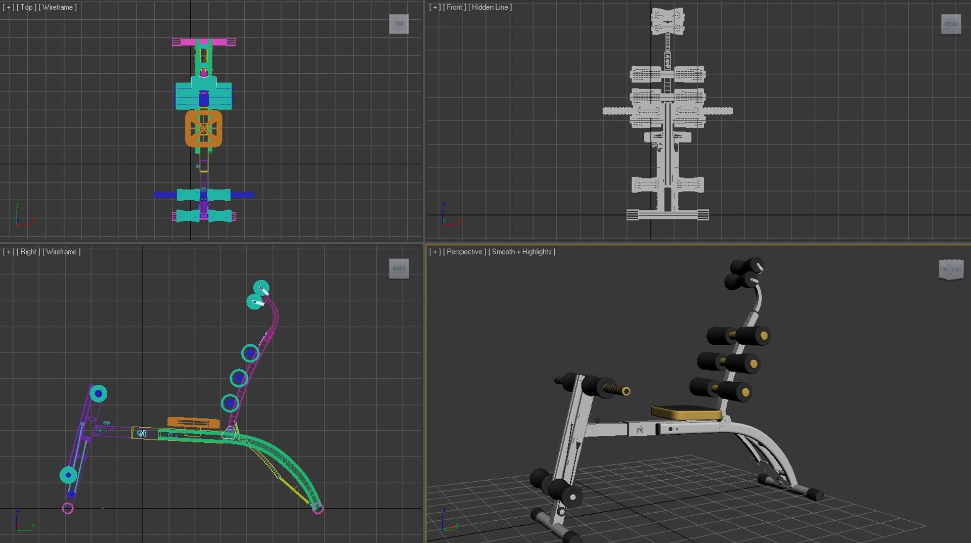 Pack care exercise 3D model - TurboSquid 1177143