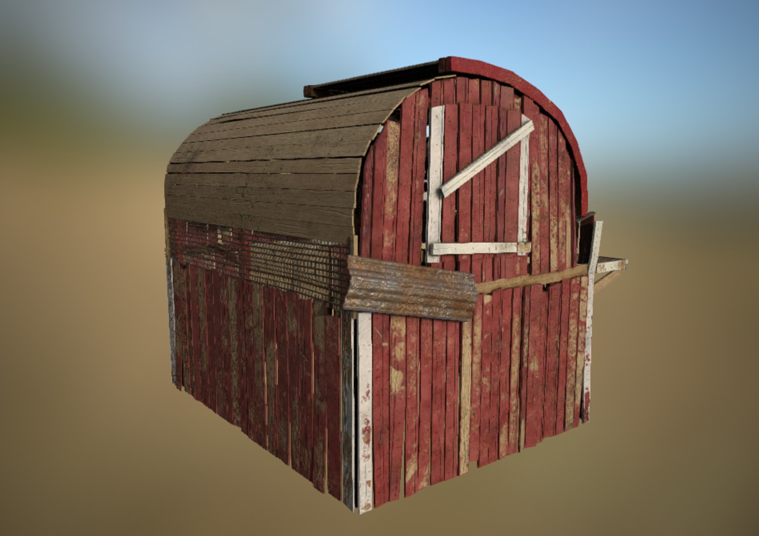 Barn videogames animation 3D model - TurboSquid 1168954