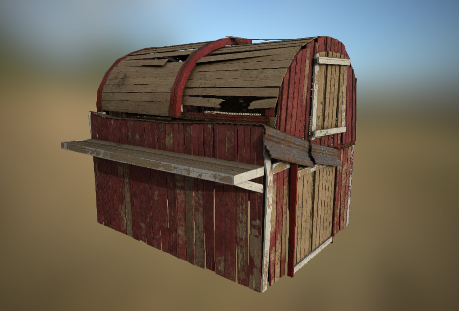 Barn videogames animation 3D model - TurboSquid 1168954