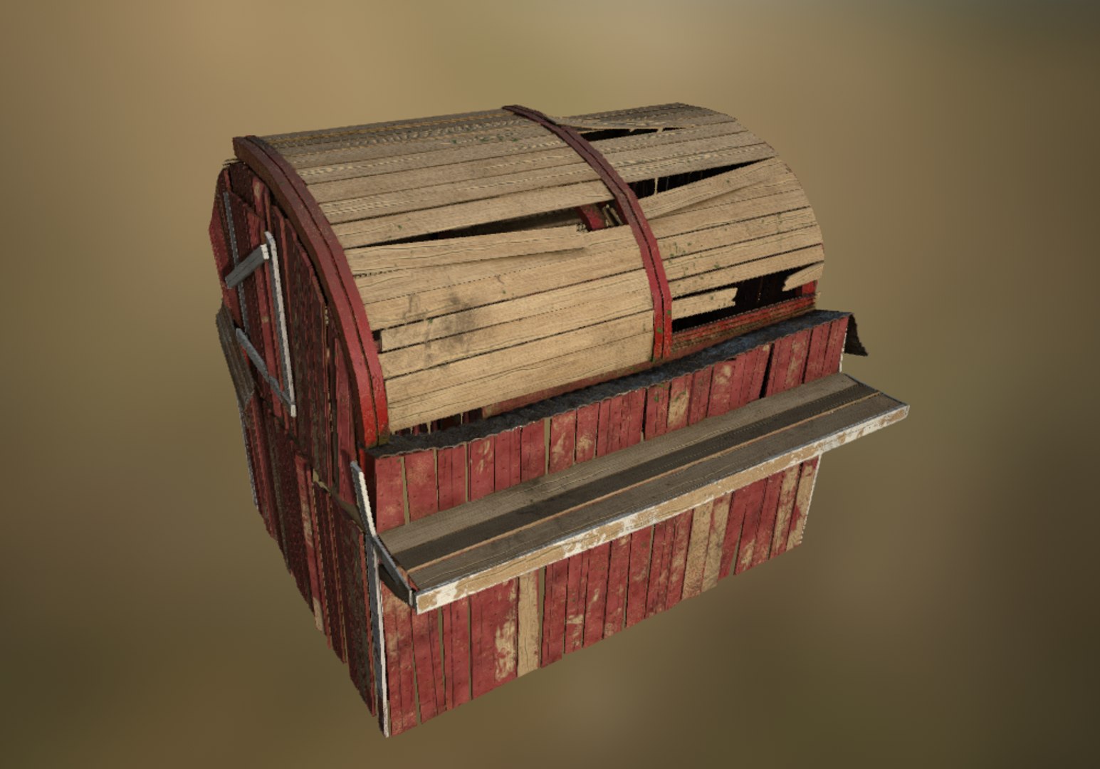 Barn videogames animation 3D model - TurboSquid 1168954