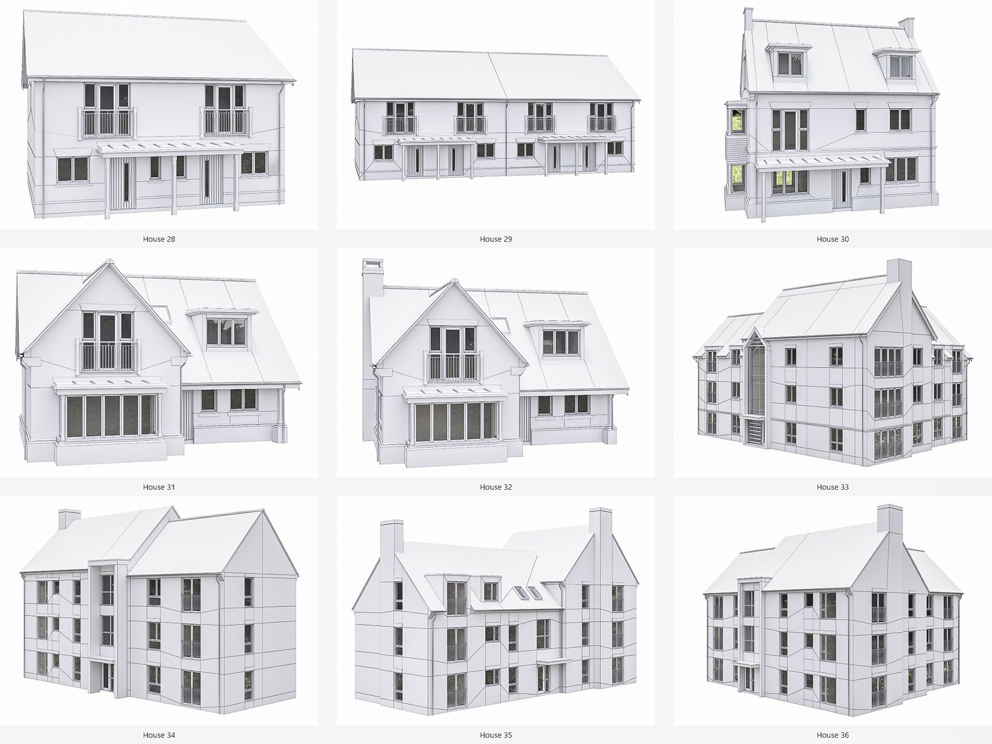 3D model neighborhood house - TurboSquid 1265106