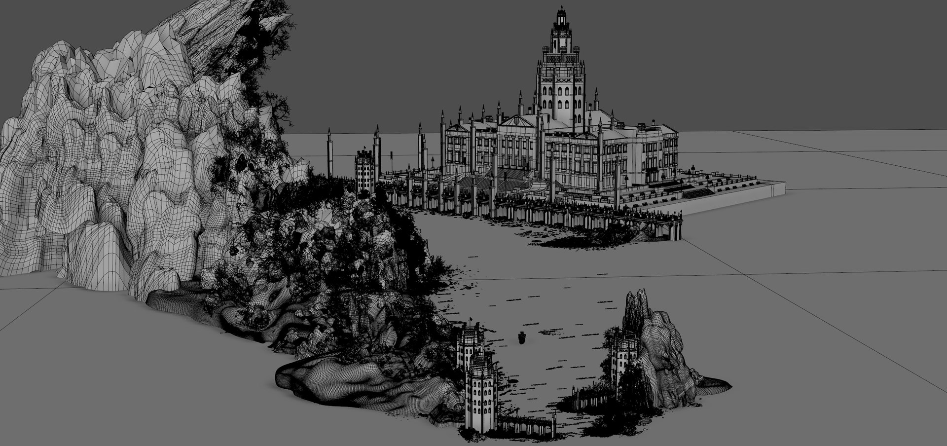 Fantasy Palace Environment 3D Model - TurboSquid 1959742