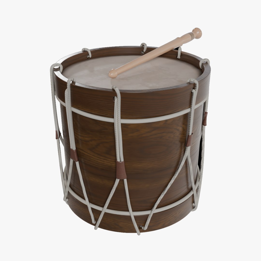 3D Tamboril Snare Drum Wooden - TurboSquid 2428604