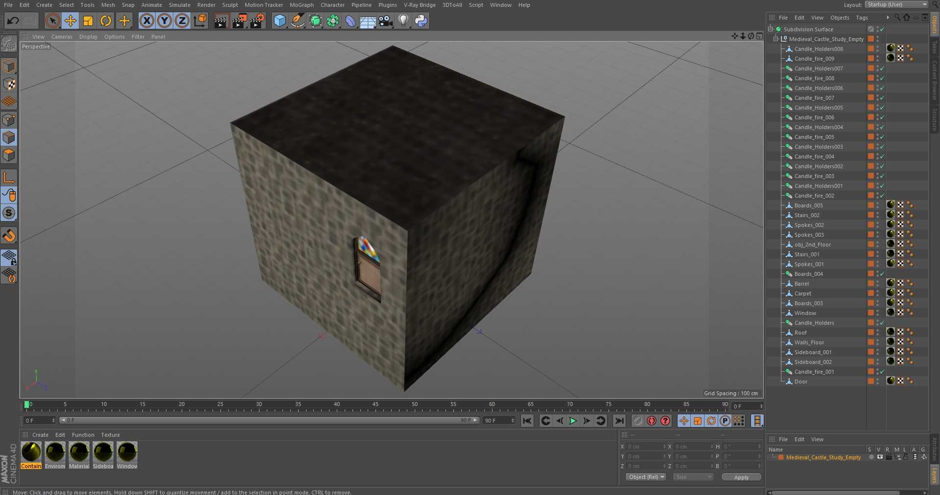 Medieval Castle Study Empty 3D Model - TurboSquid 2286877