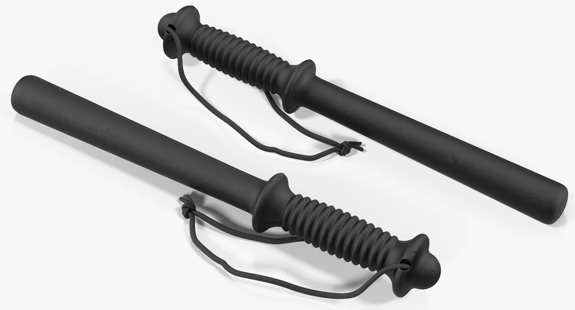 Classical Police Baton Obj