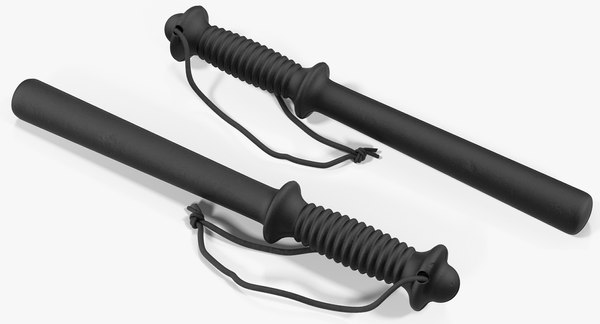 classical police baton obj