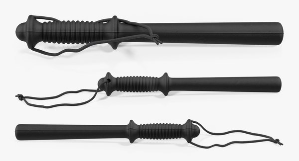 classical police baton obj