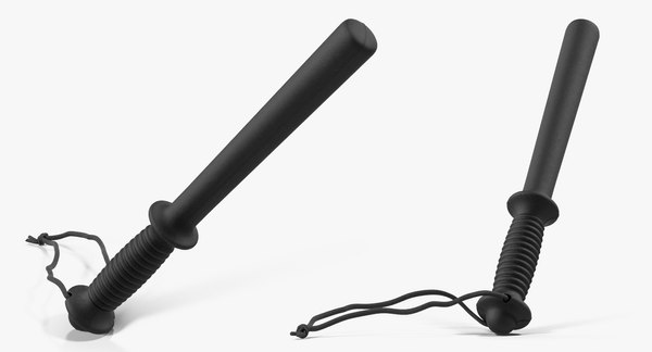classical police baton obj