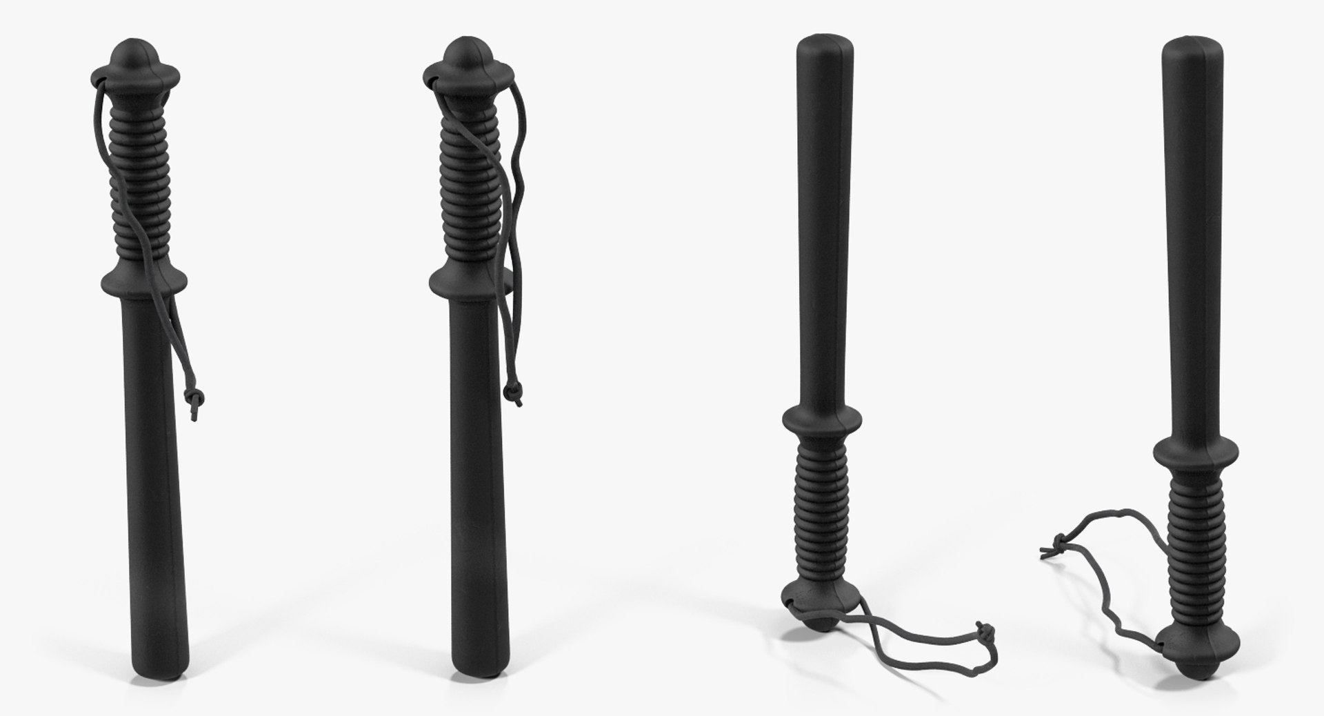 Classical Police Baton Obj