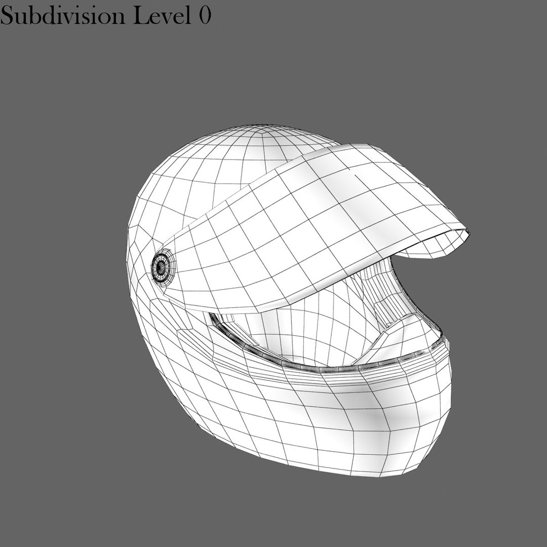 3d Model Of Racing Helmet