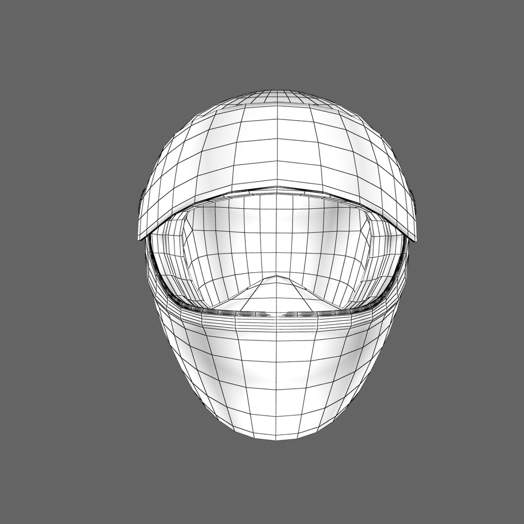 3d Model Of Racing Helmet