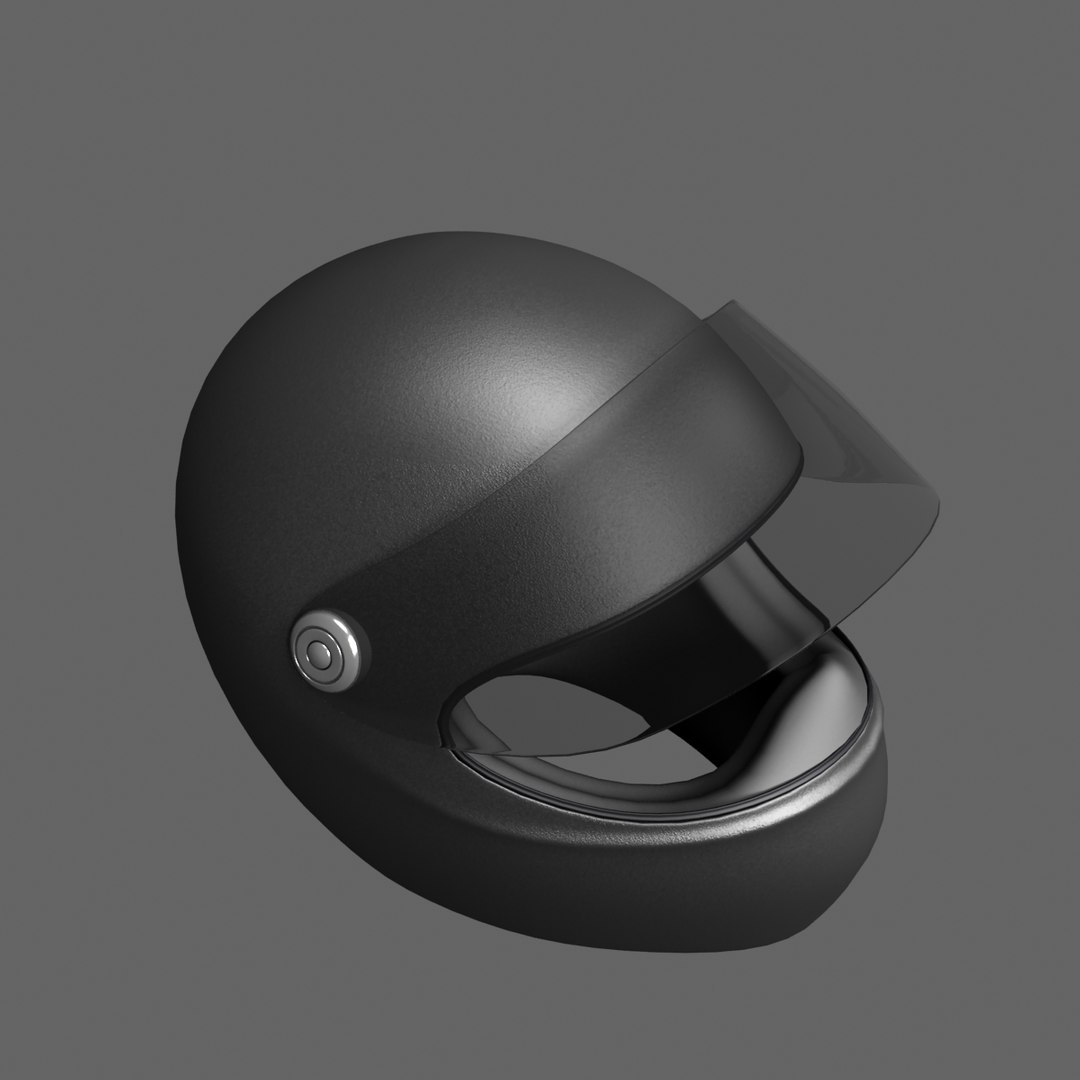 3d Model Of Racing Helmet