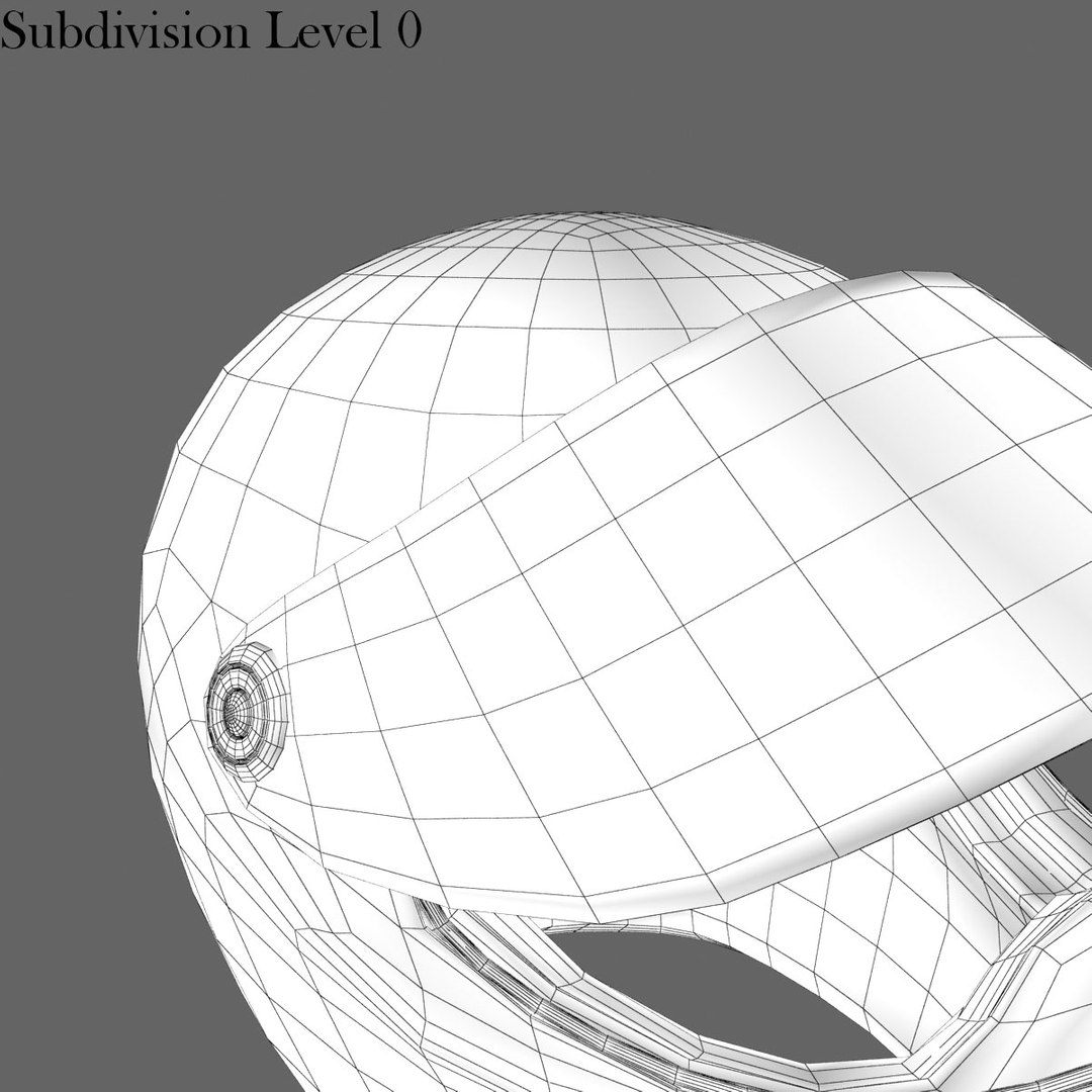 3d Model Of Racing Helmet