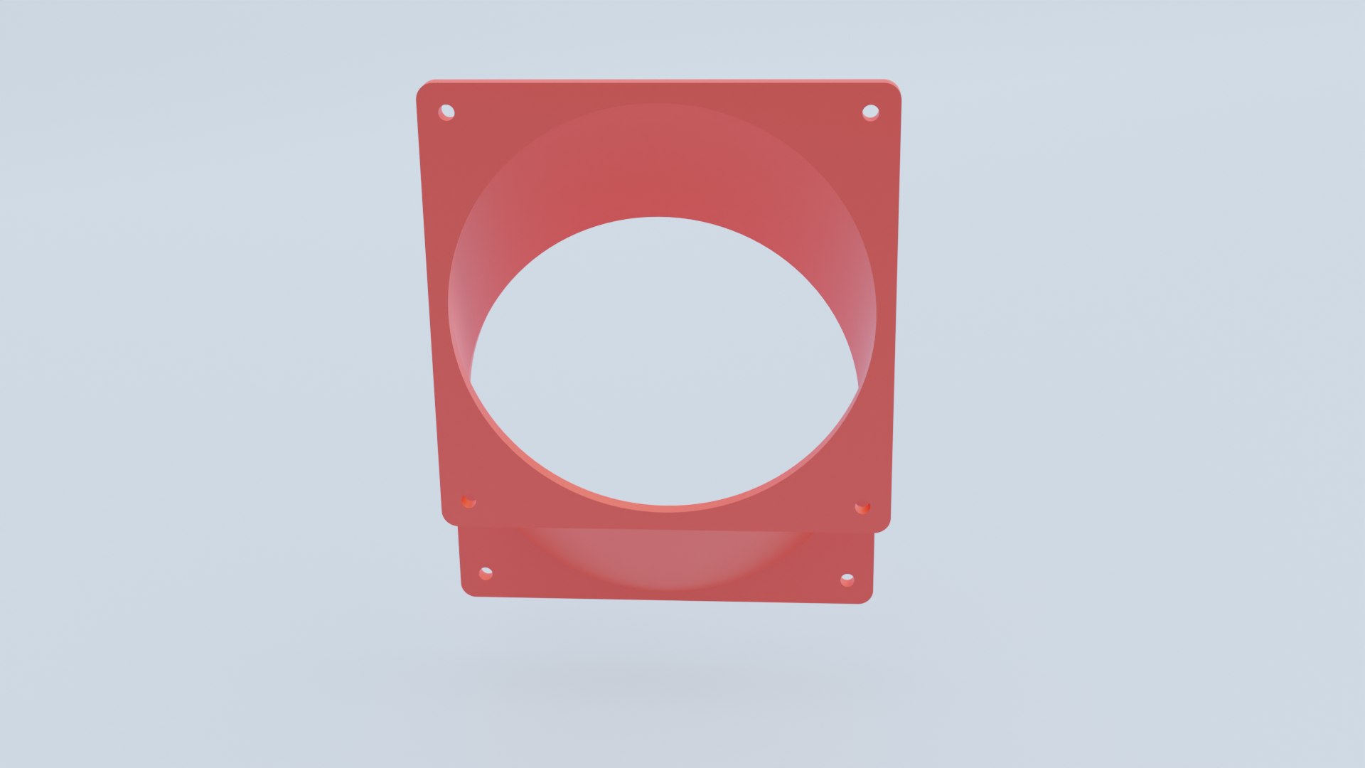 3D Model 120mm Fan Offset Duct Fan - TurboSquid 2147613