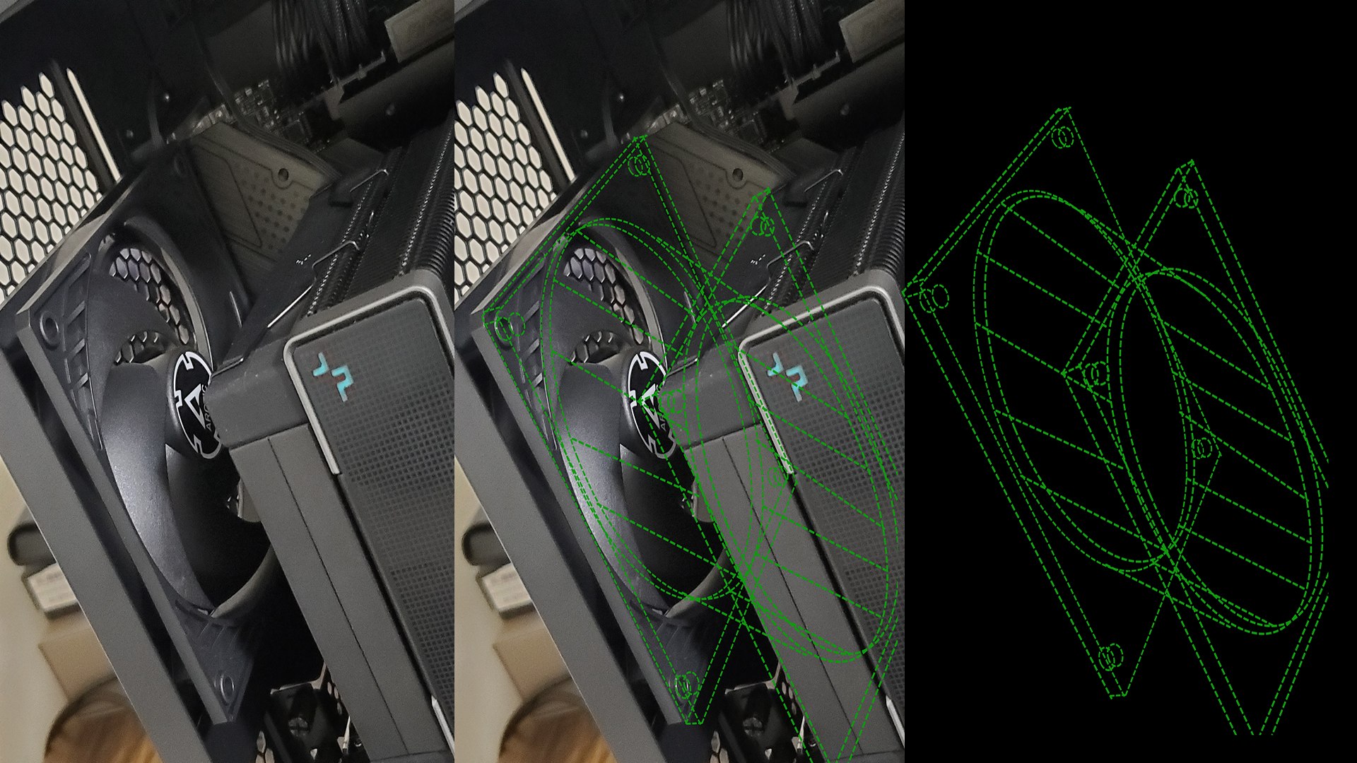 3D Model 120mm Fan Offset Duct Fan - TurboSquid 2147613