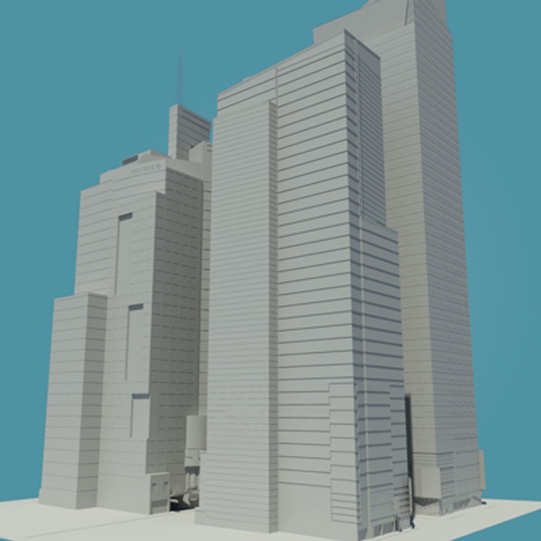 Square Combo Pack 1 3d Obj