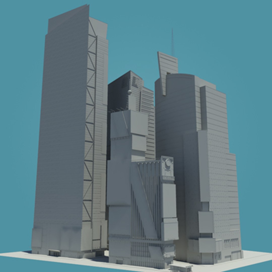 Square Combo Pack 1 3d Obj