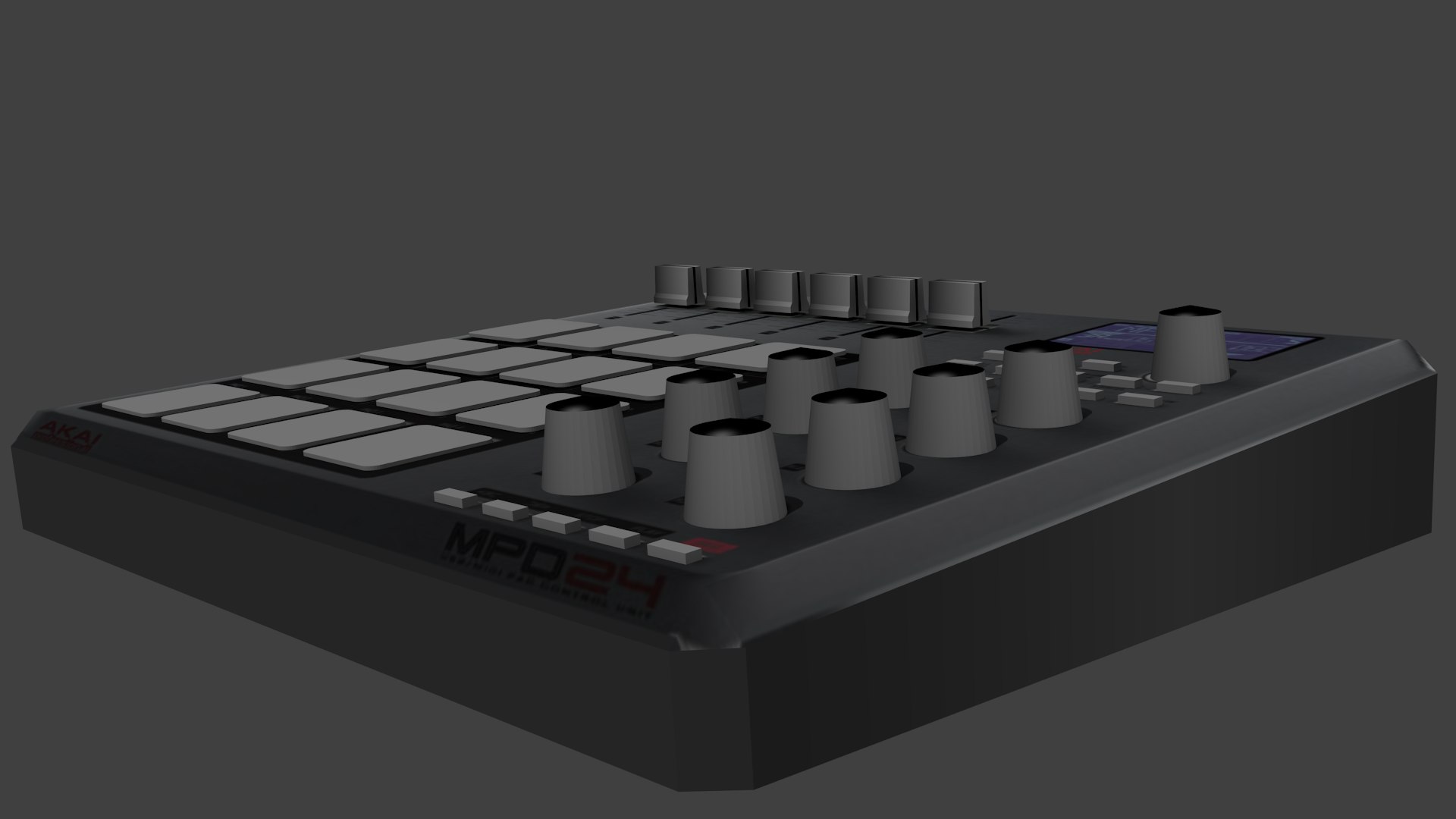 Akai Mpd24 3d Model