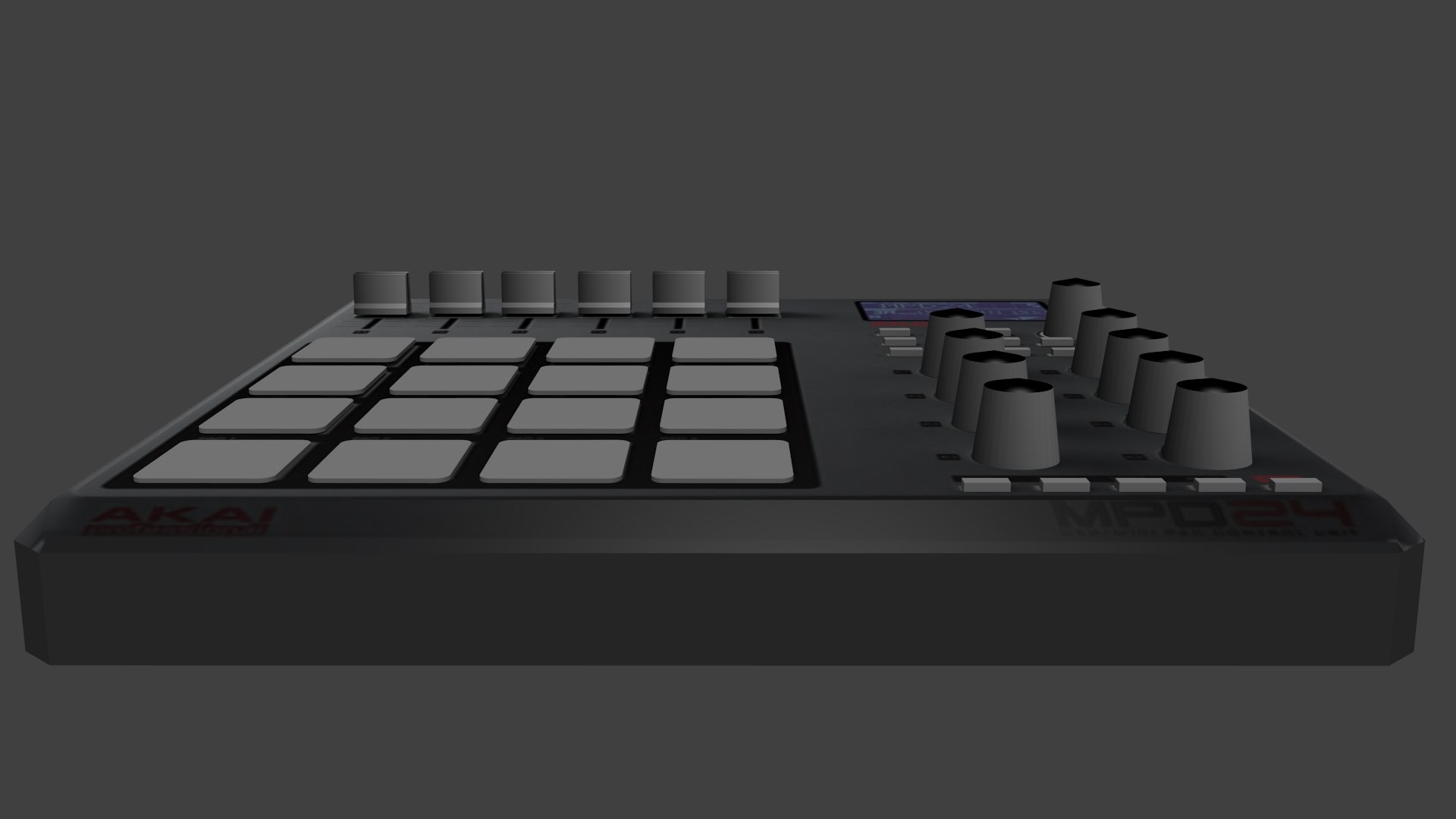 Akai Mpd24 3d Model