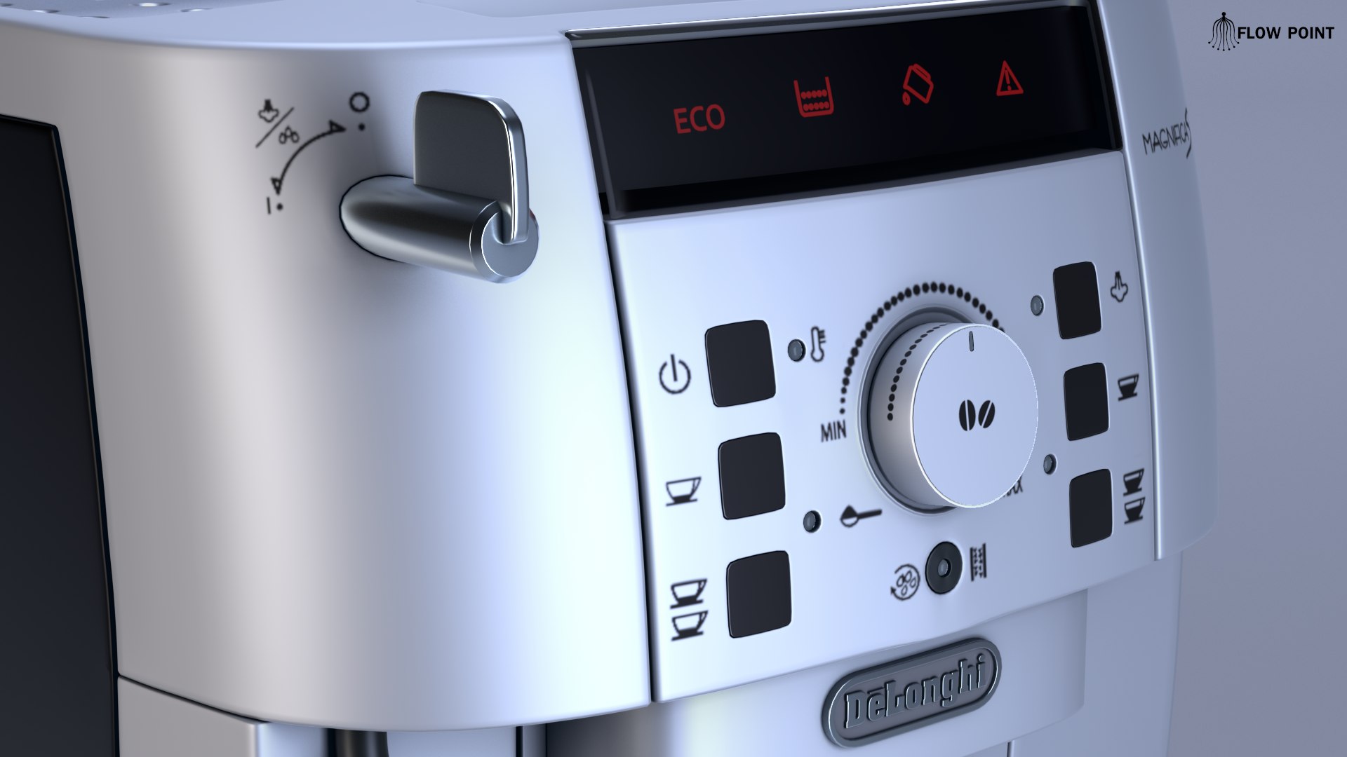 3D Delonghi-Magnifica-S Coffee Maker - TurboSquid 2015019