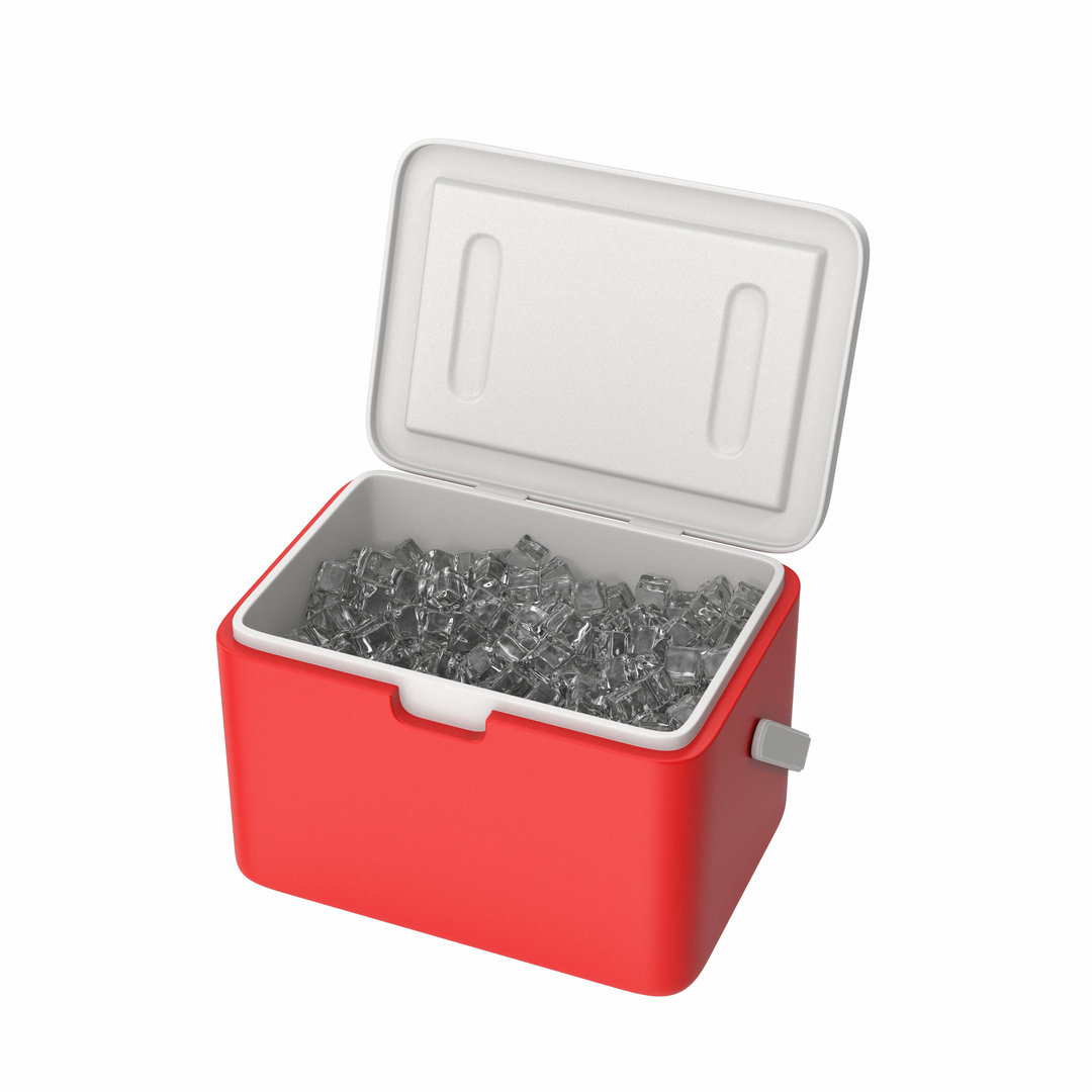 3D Plastic Ice Cooler With Ice - TurboSquid 2191547