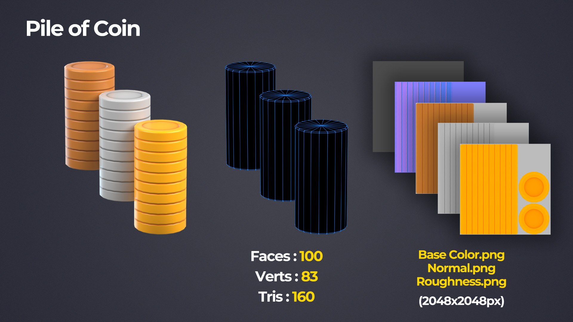 Coin Pack 3D Model - TurboSquid 2084963