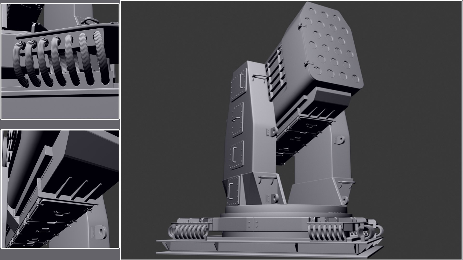 3d Airframe Missile Launcher Model