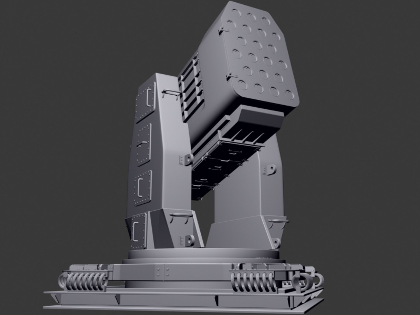 3d Airframe Missile Launcher Model