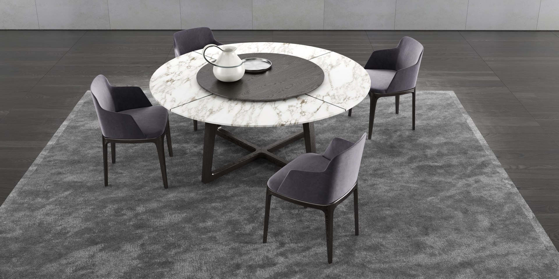 Poliform Concorde Table Grace 3D Model - TurboSquid 1583380