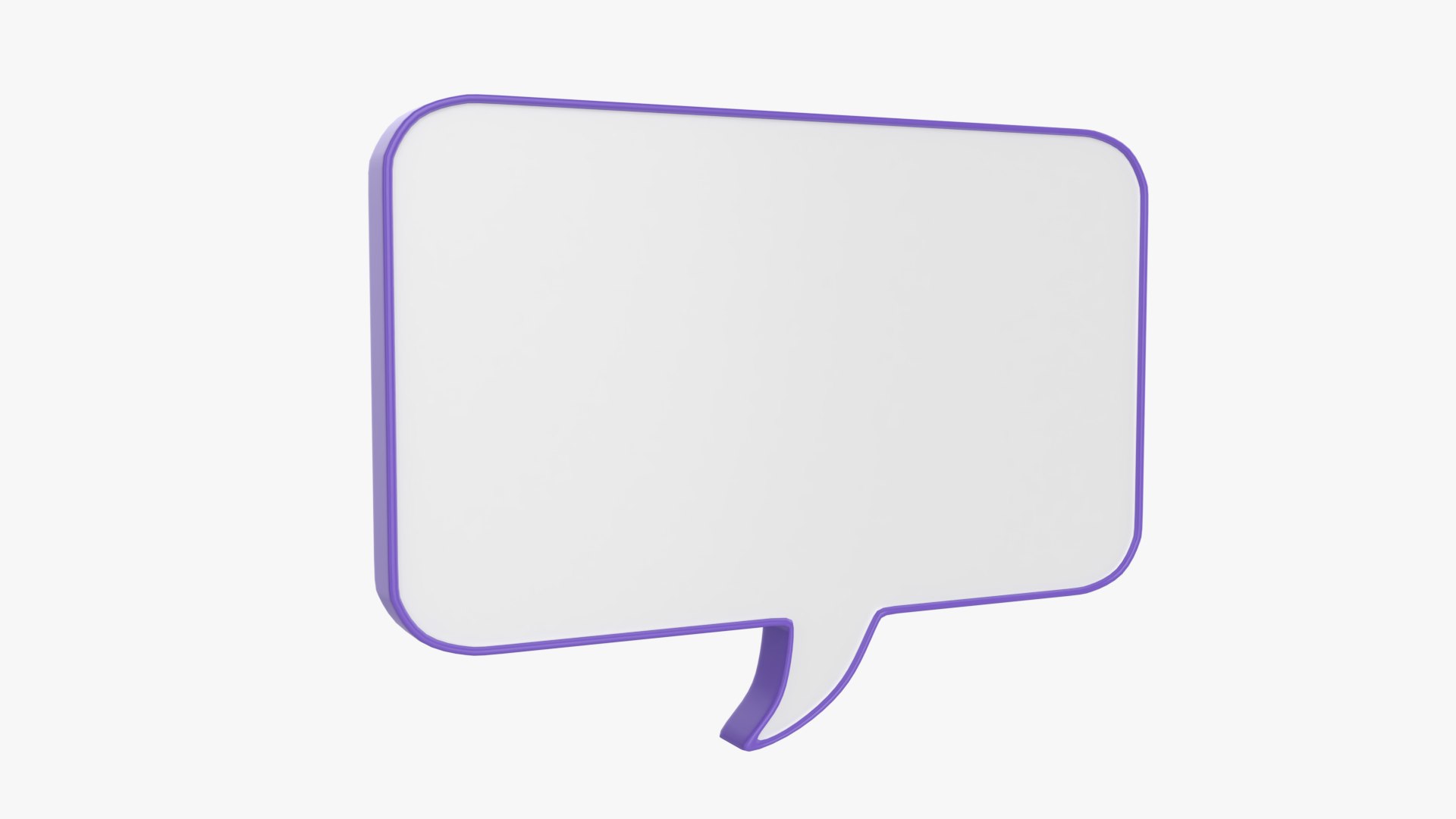3D Speech Bubbles Dialogue Delivery Ver 1 - TurboSquid 1913923