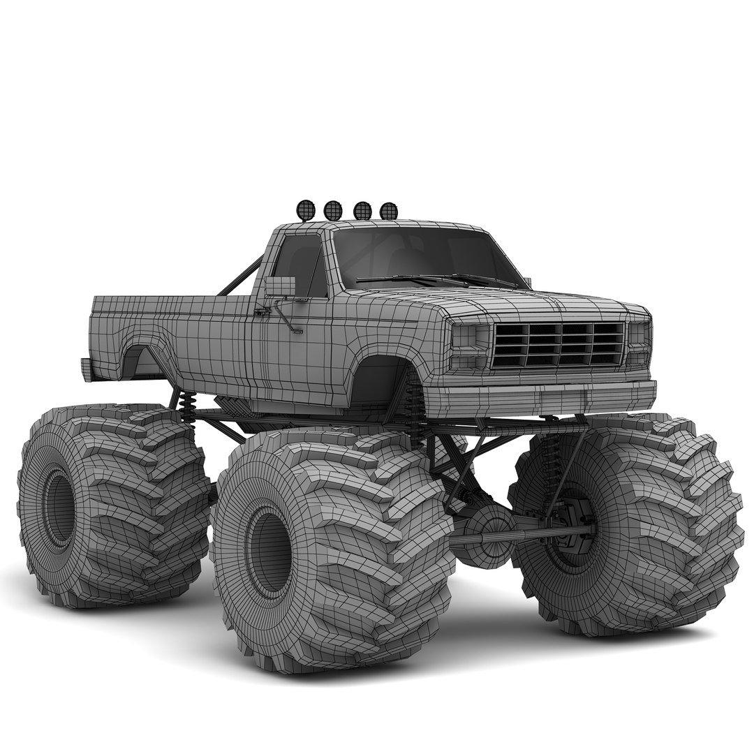 Monster Truck 3d Model