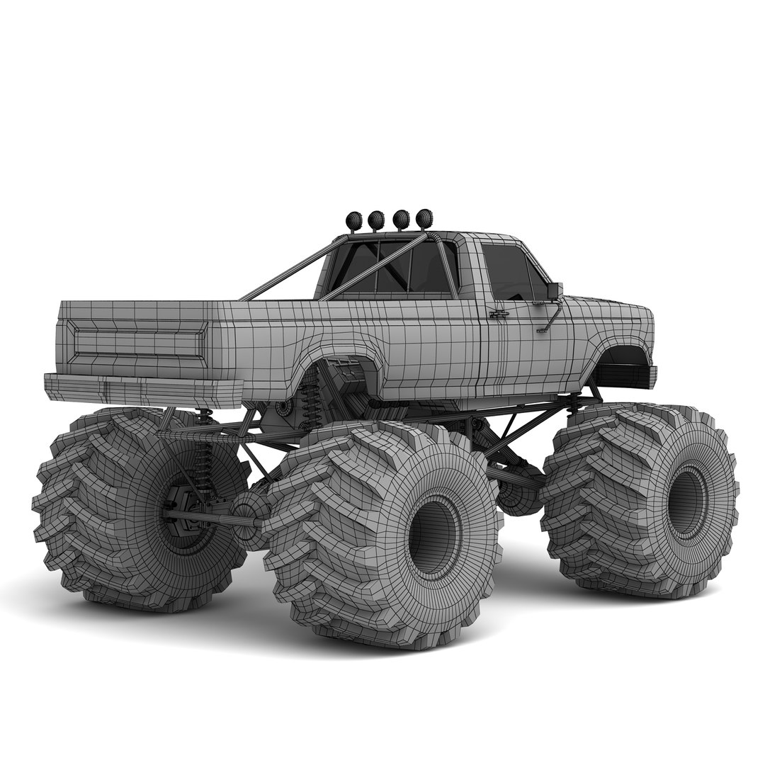Monster Truck 3d Model