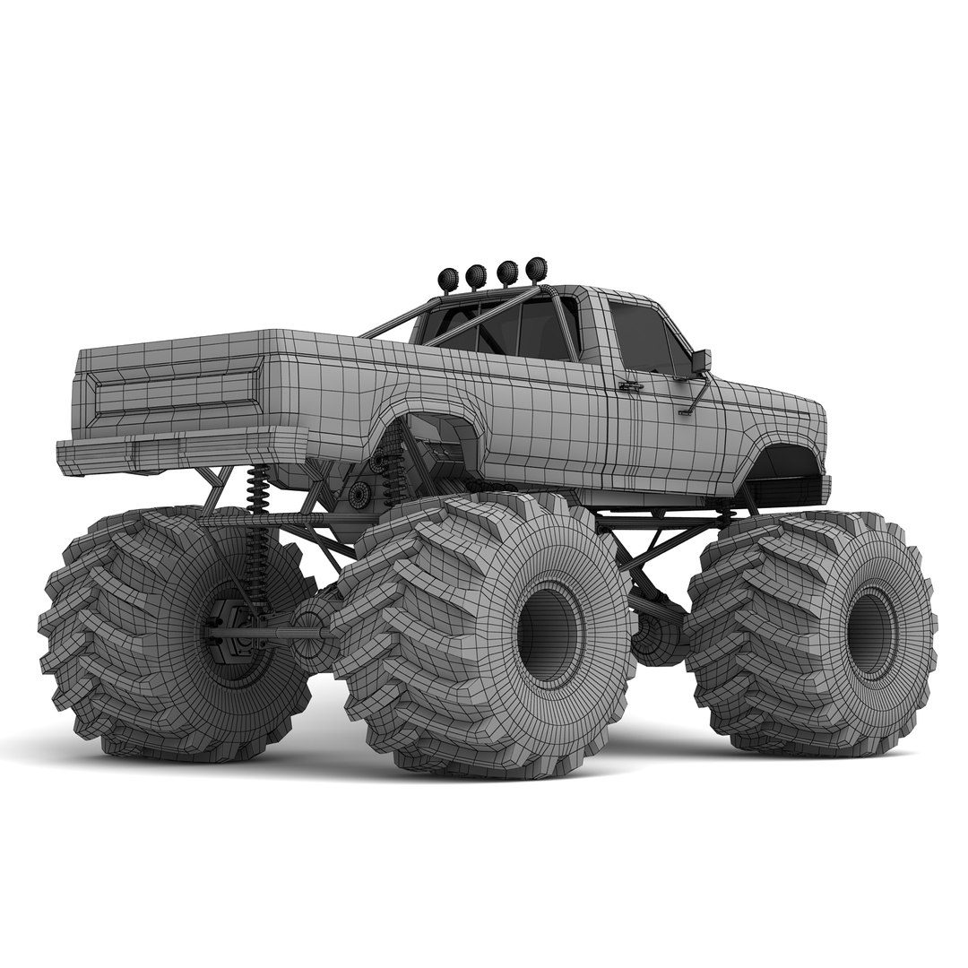 Monster Truck 3d Model