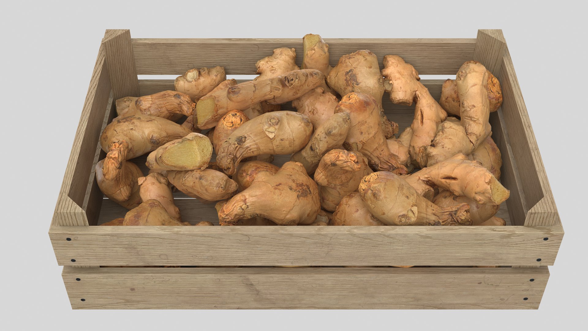 3D Ginger Crate Model - TurboSquid 1993193