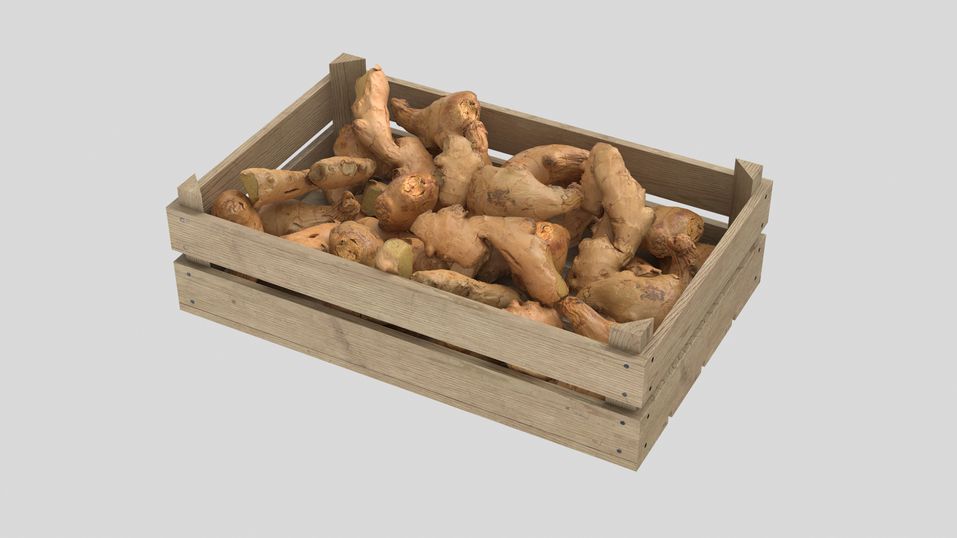3D Ginger Crate Model - TurboSquid 1993193