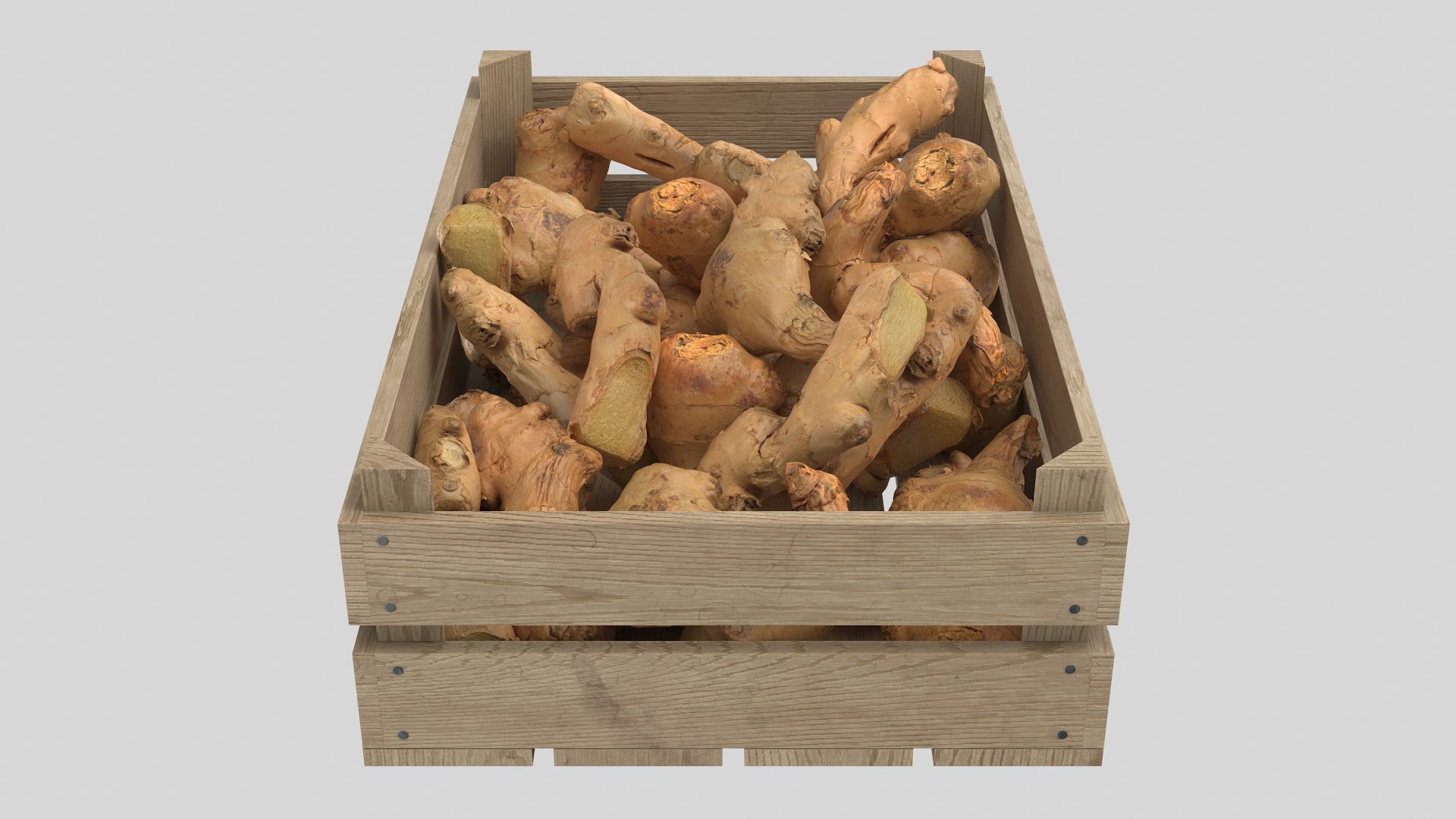 3D Ginger Crate Model - TurboSquid 1993193