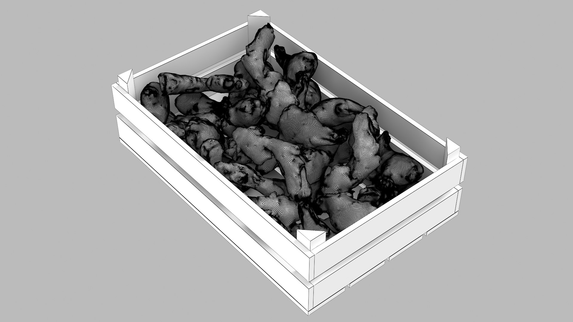 3D Ginger Crate Model - TurboSquid 1993193