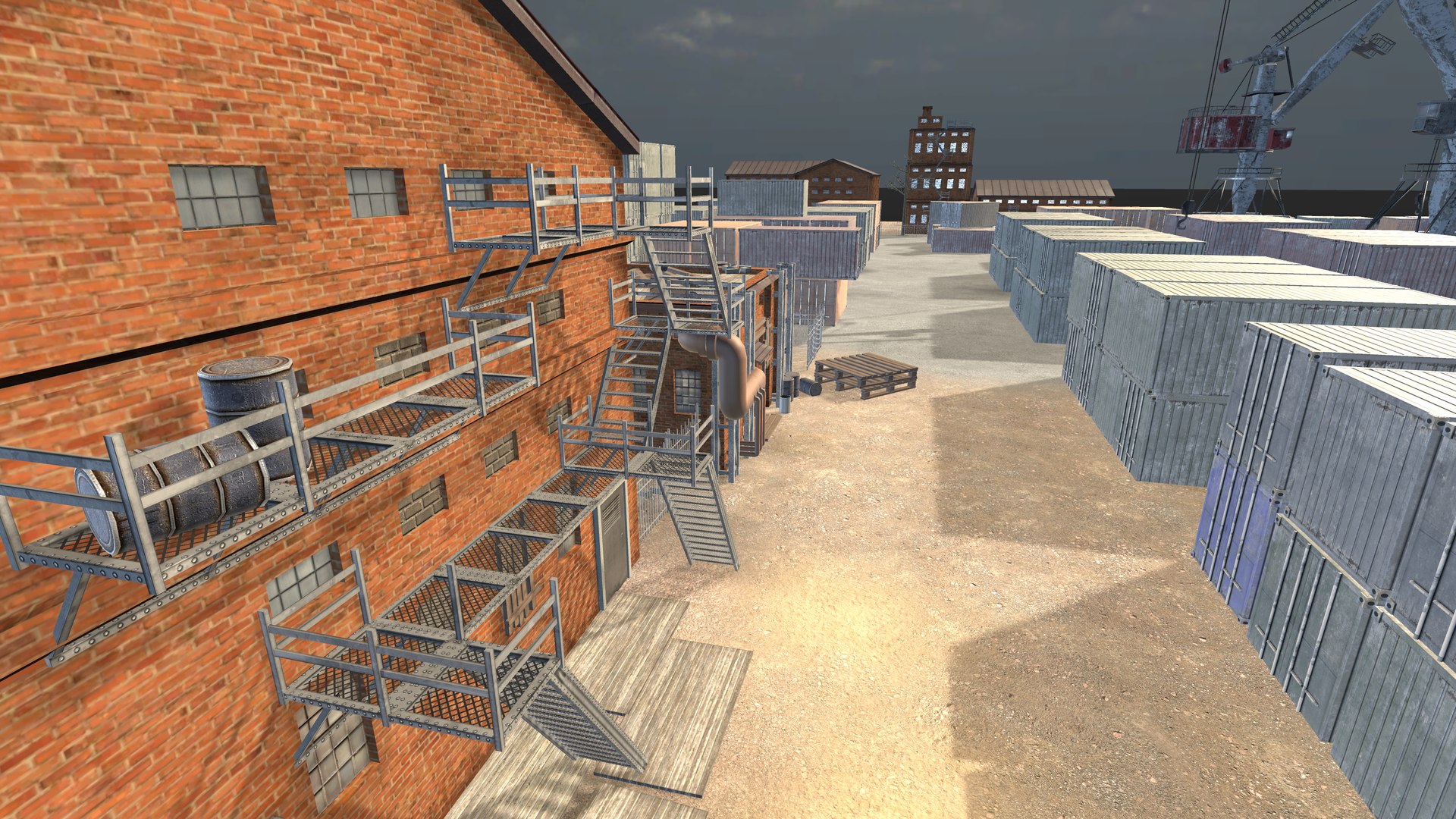 3D Model Port Pack With Textures - TurboSquid 2330440