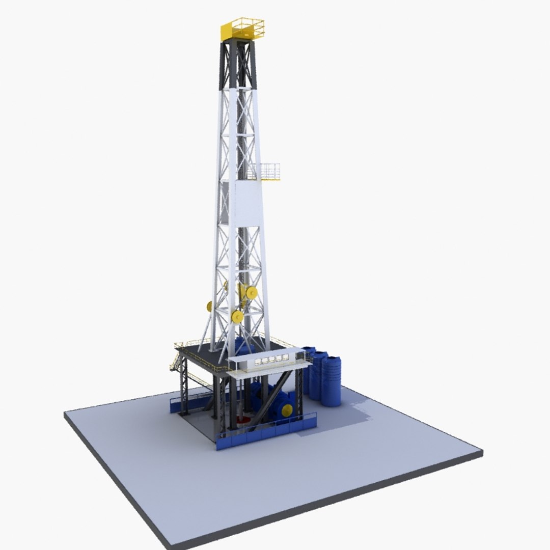 land rig 3d model