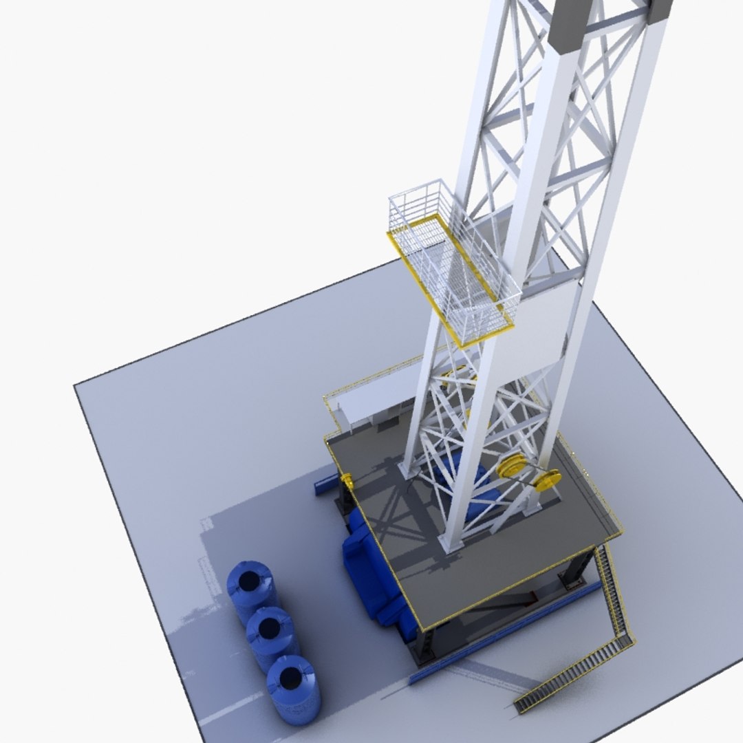 Land Rig 3d Model