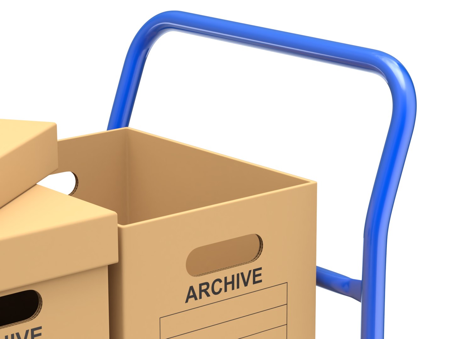 3D model box storage trolley - TurboSquid 1404358